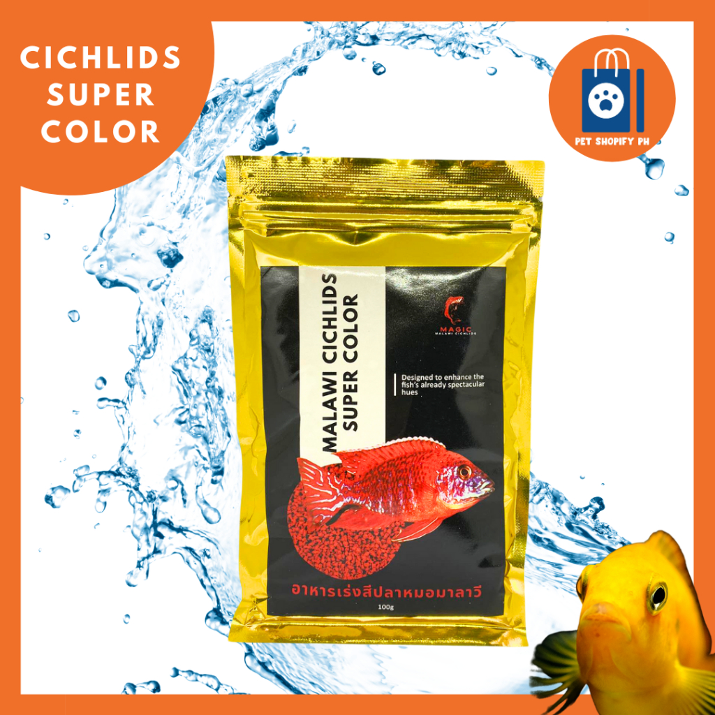 MAGIC - MALAWI CICHLIDS SUPER COLOR 100g Fish Color Enhancer | Shopee ...