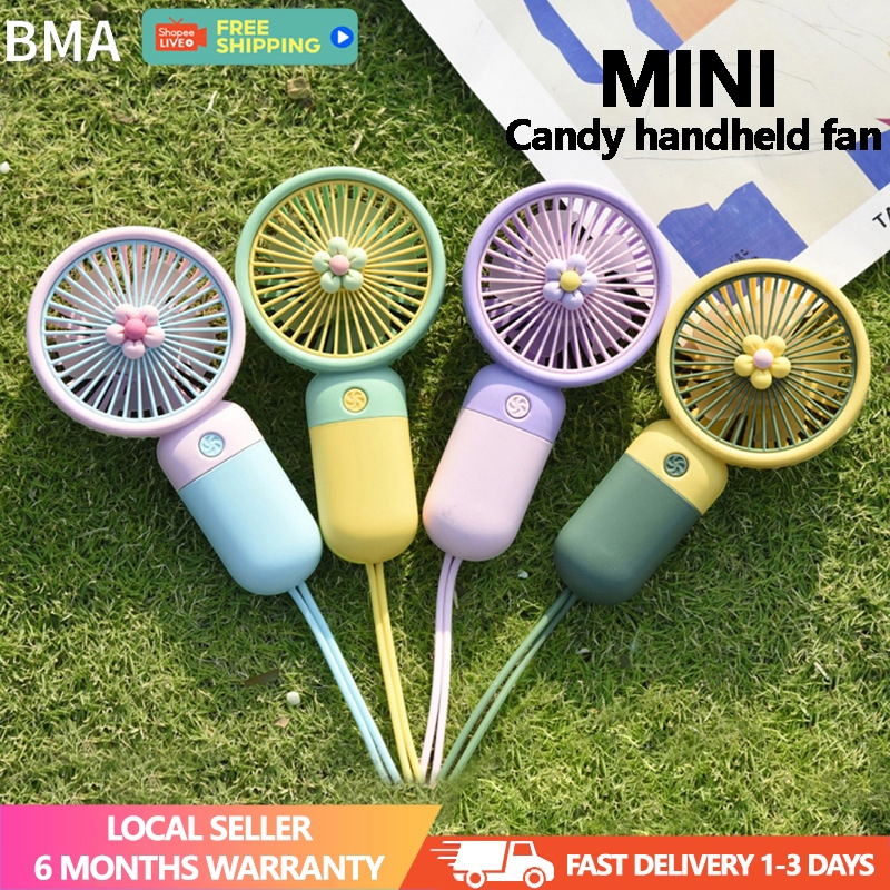 Mini Candy Fans Rechargeabl USB Hand Held Fan Phone Stand Small Fan ...