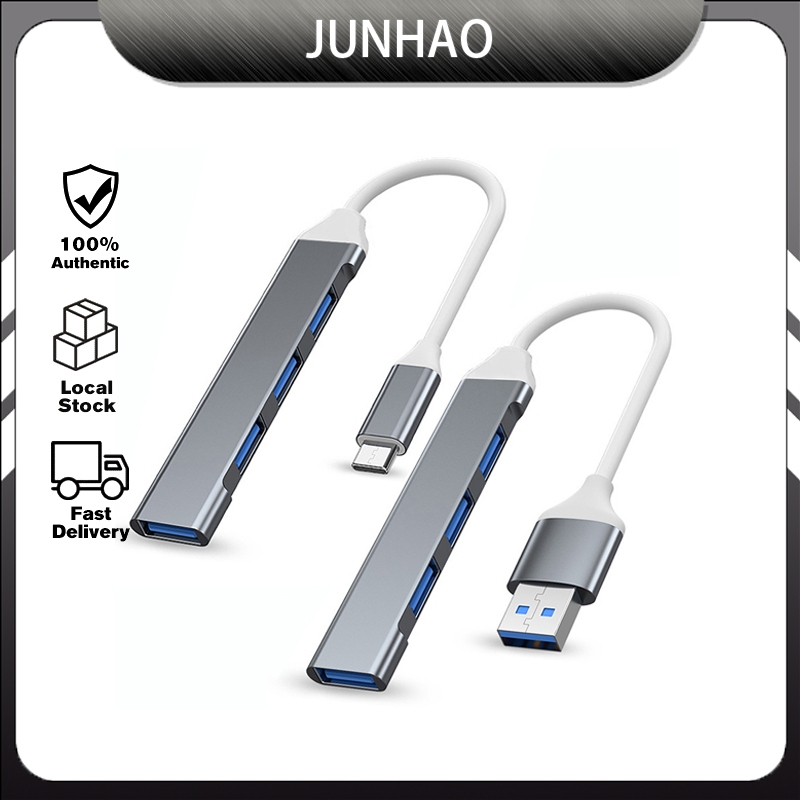 USB Hub 3.0 Type C 4 Port Hub OTG High Speed Splitter Multiport Docking ...