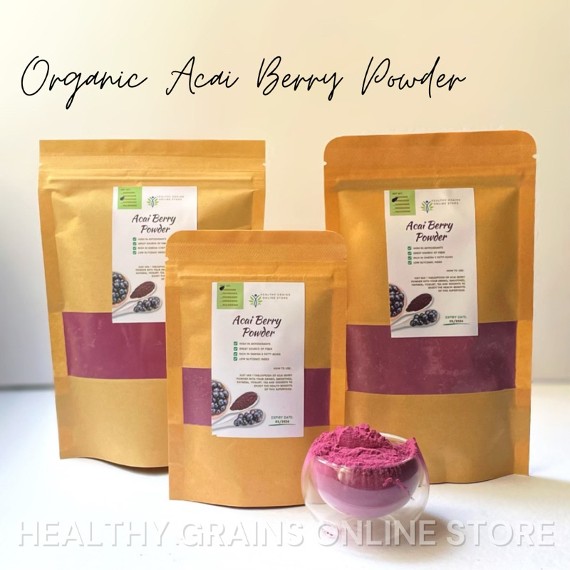 Organic Acai Berry Powder (Pure and No Sugar) | Shopee Philippines