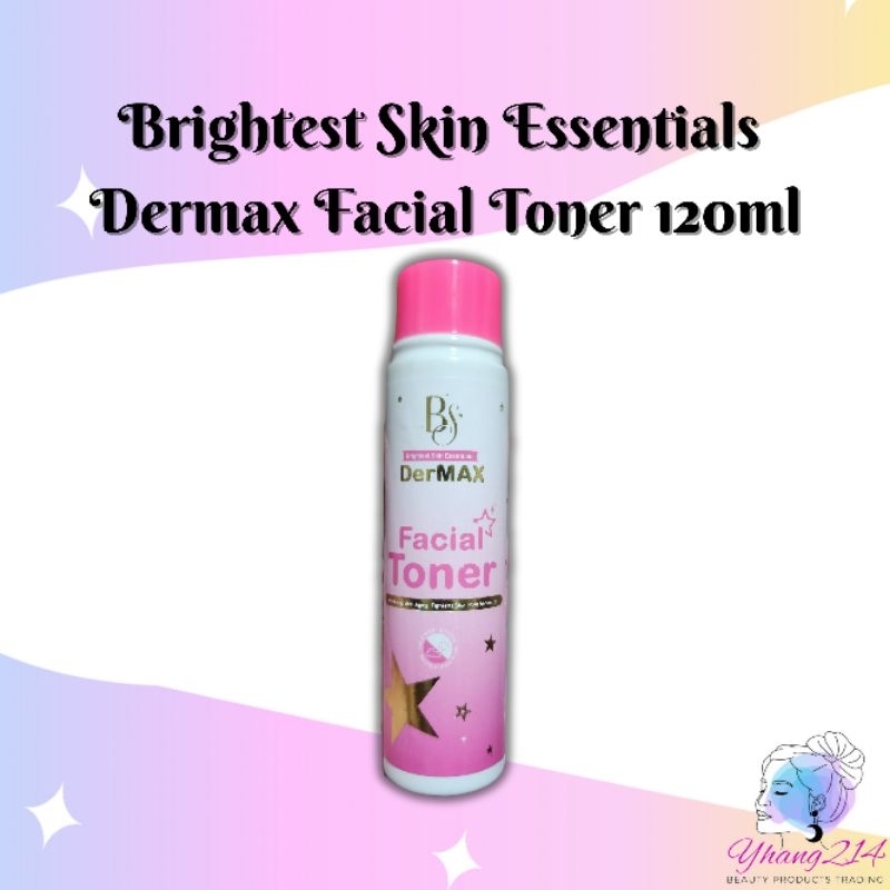 Brightest Skin Essentials DerMAX Facial Toner Big 120ml | Shopee ...