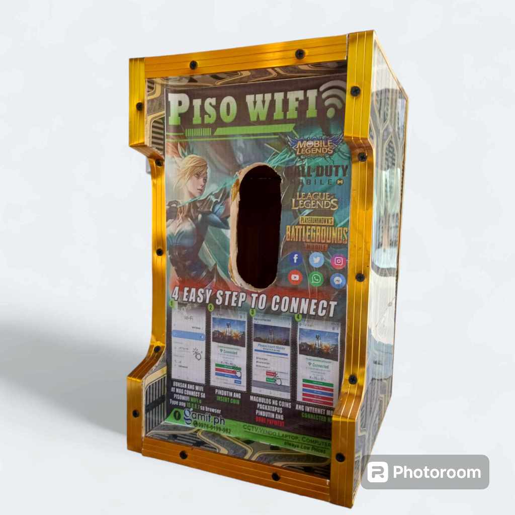 Wifi Vendo Box Casing Formica Finish Quality Box With Lining/ moulding ...