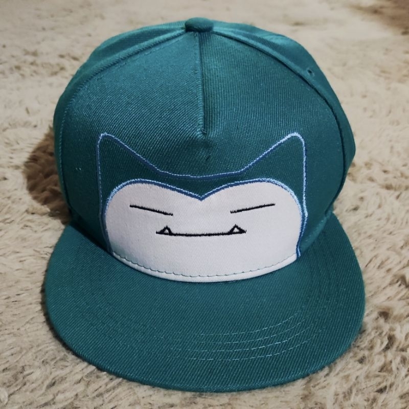 Snorlax Cap [Embroidered] + Pokemon Cap, Snorlax Hat, Pokemon Hat ...