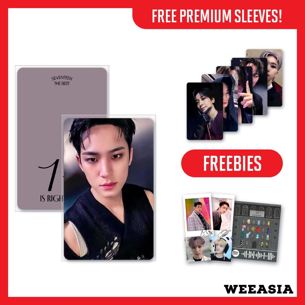 SEVENTEEN 17 IS RIGHT HERE M2U LUCKY DRAW LOMO CARDS PHOTOCARDS HD Print with FREEBIES | WEEASIA ...