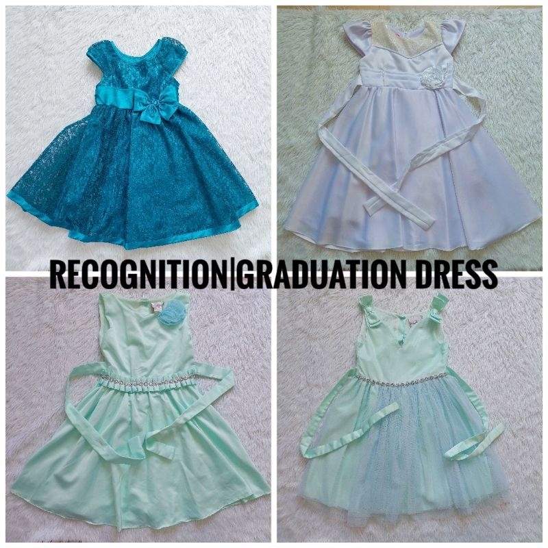 Preloved Formal dress Recognition Graduation Dress Girl | Shopee ...
