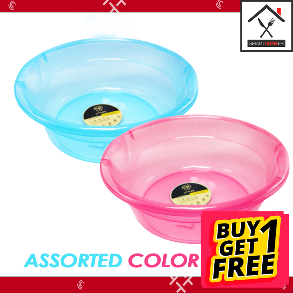 BUY 1 GET 1 Assorted Color Basin batsa palanggana labahan plastic ...
