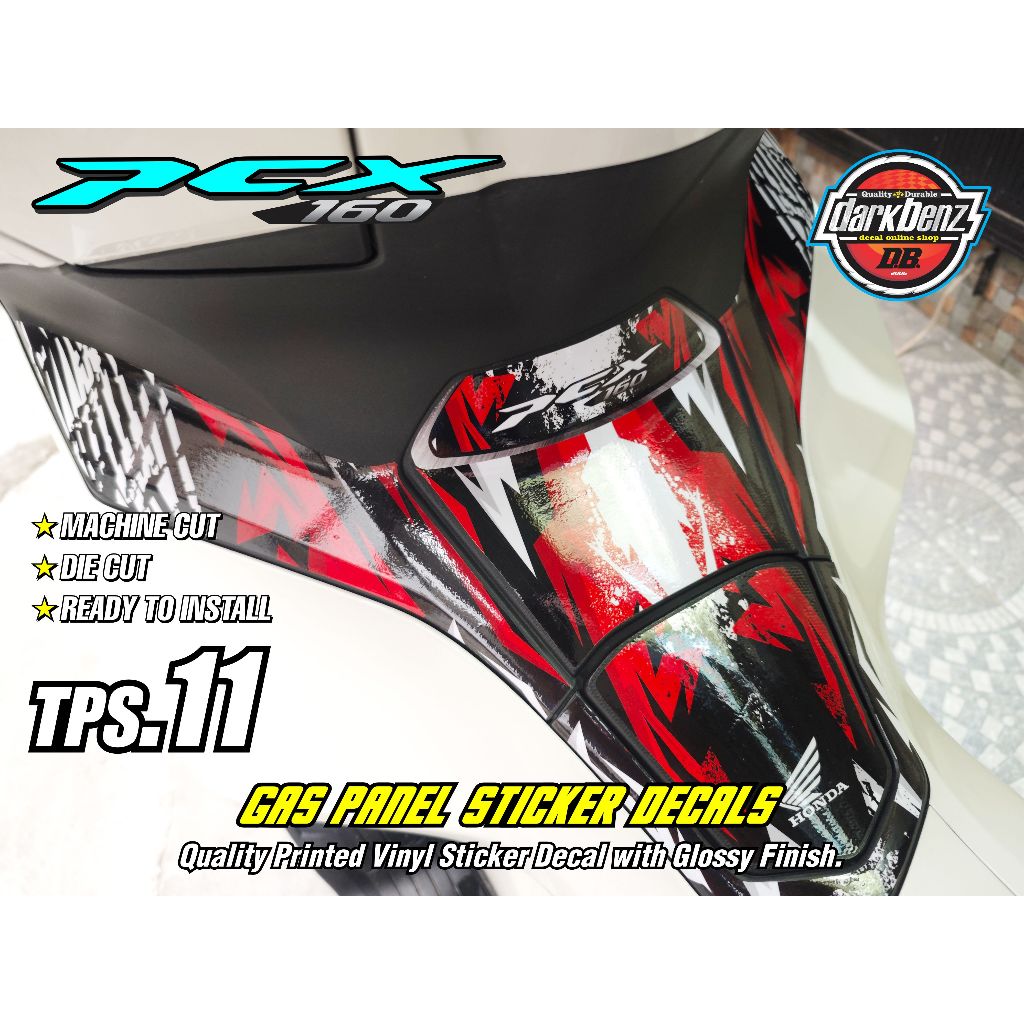 Honda PCX 160 New Gas Panel Concept Quality Printed Sticker Decals ...