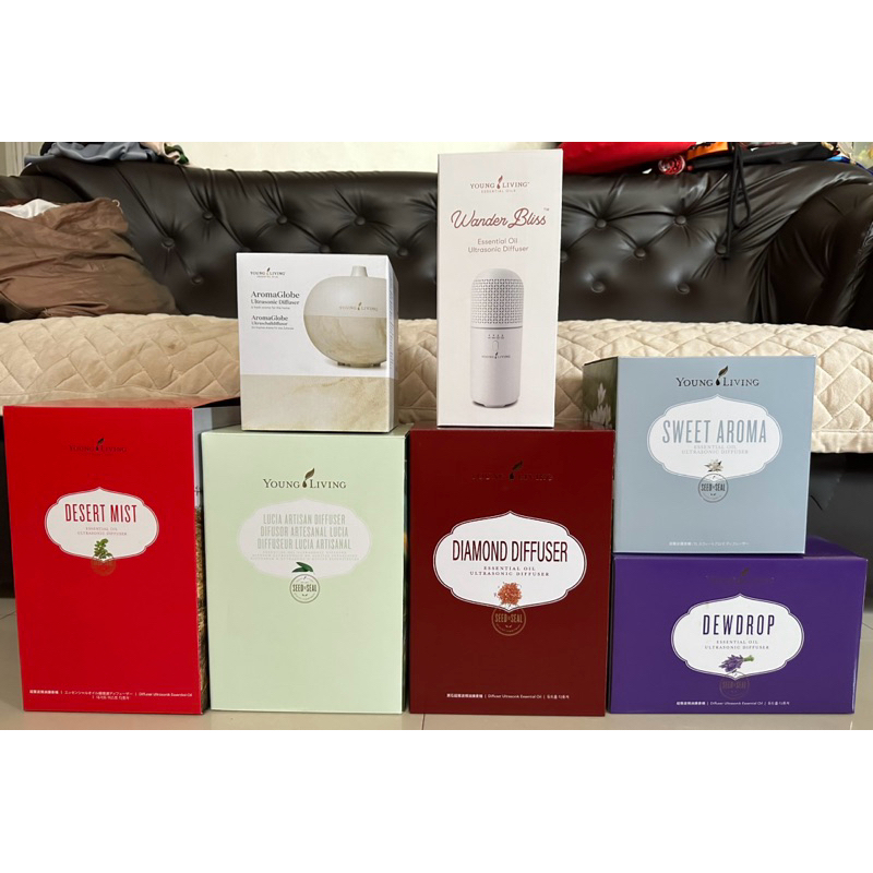 Young Living Diamond Diffuser, Sweet Aroma, Desert Mist, Dewdrop ...