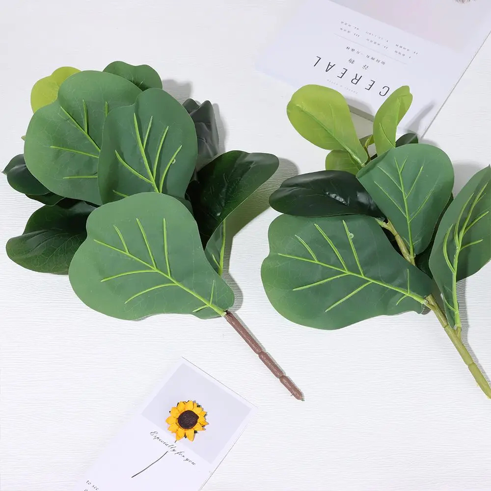 Artificial Violin Ficus Leaves Nordic Style Plants Artificial Trees ...