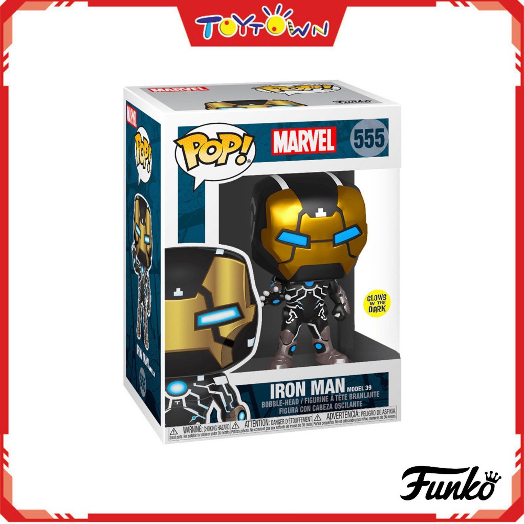 Funko Pop!® Marvel #555 Iron Man (Glow In The Dark) | Shopee Philippines