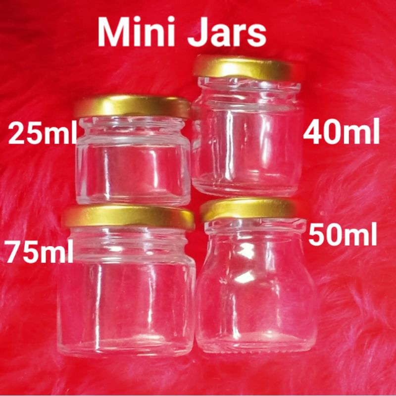 Mini Jars with Gold Lid | Shopee Philippines