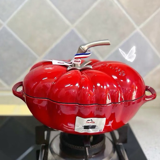 Staub Cast Iron Tomato Pot ♥ La Seramika ♥ | Shopee Philippines