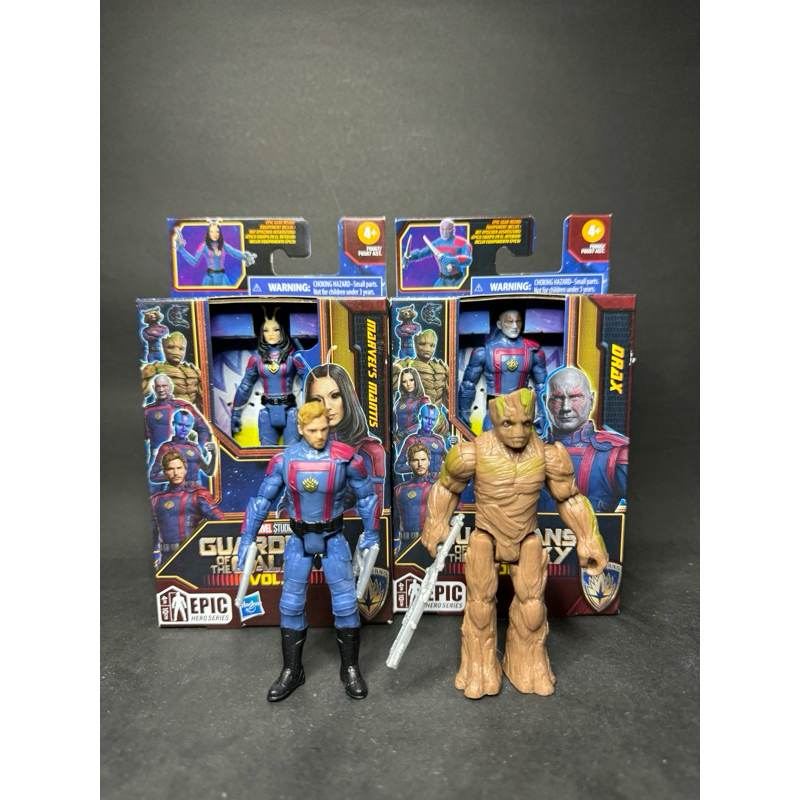 Marvl universe guardians of the galaxy groot starlord drax Mantis 3.75 ...