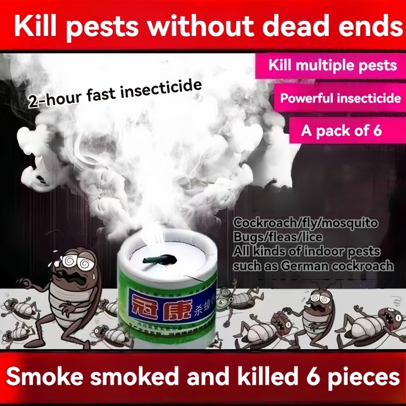Insecticide Smoke Agent 6pcs Pack Powerful Professional Insecticide ...