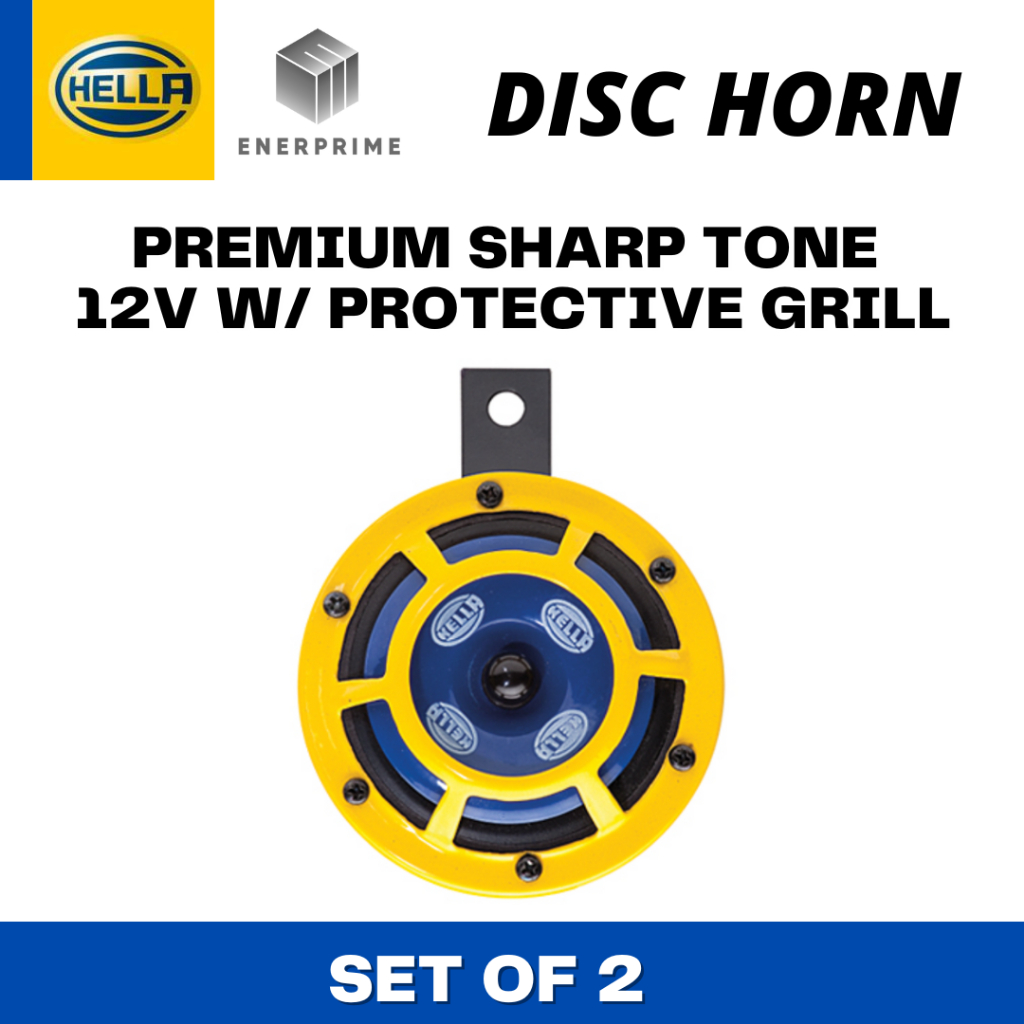 Hella Horn Sharp Tone 12v (Yellow) | Shopee Philippines