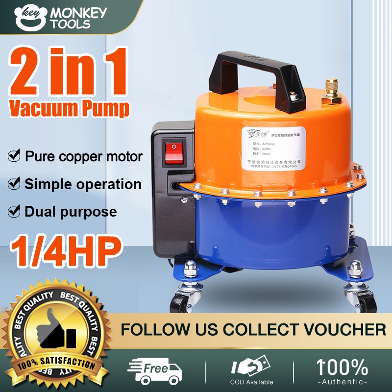 monkey_tools Vacuum Pump 2 in 1 New Generation for Vacuuming and ...
