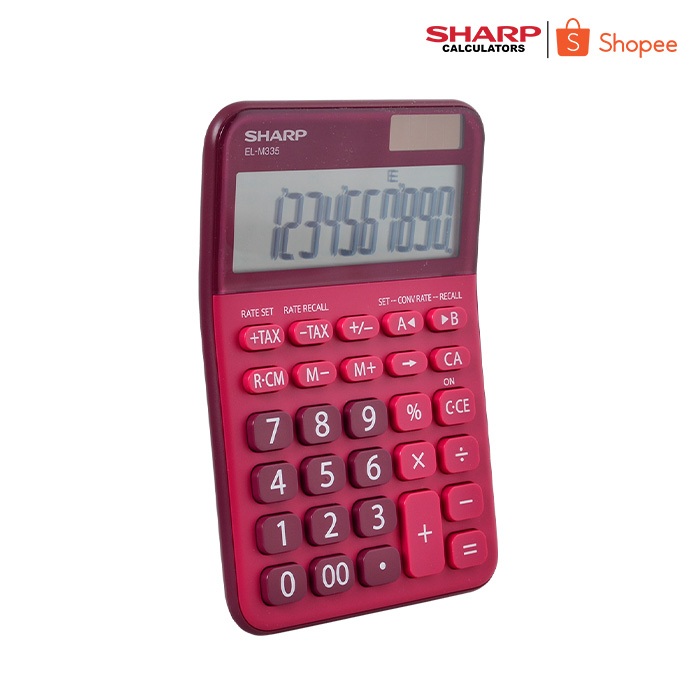 Sharp Calculators EL-M335 10 Large Digit Display Double Zero Key Semi ...
