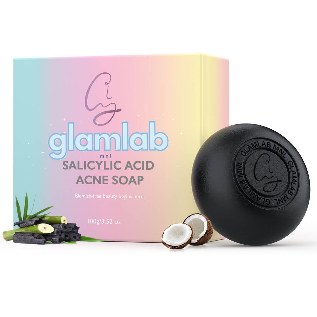 glamlab Salicylic Acid Acne Soap Anti Acne Inflammation Pimples ...