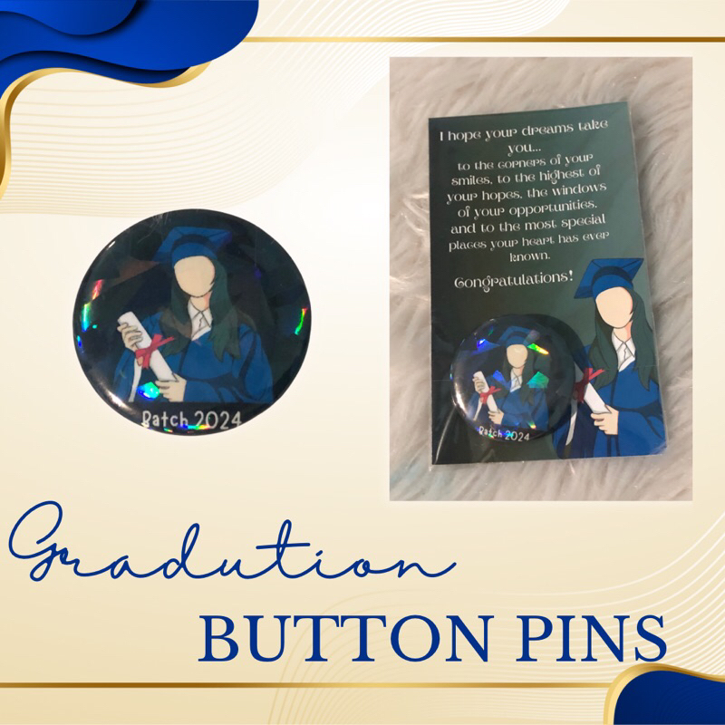Graduation button pins | Shopee Philippines