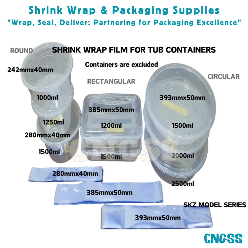 Shrink Wrap Plastic Packaging /Shrinkable Plastic Sealer Tape for ...