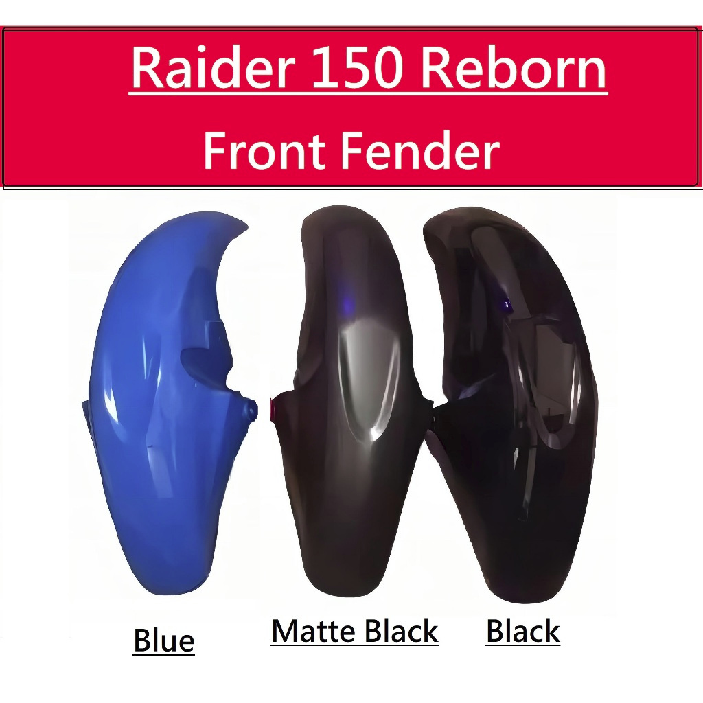{GCF} Front Fender - Suzuki Raider 150 Reborn (Black/Blue/Matte Black ...