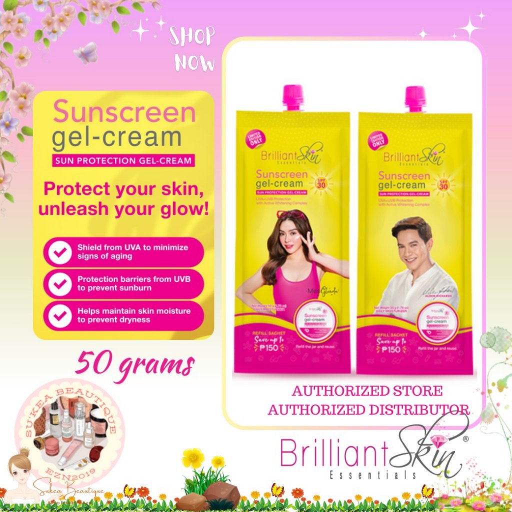 Brilliant Sunscreen Gel-Cream SPF 30 New Look Alden and Miss Glenda ...