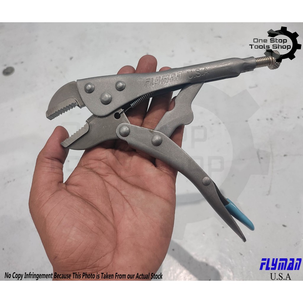 FLYMAN ORIGINAL VISE GRIP 7"INCHES HEAVY DUTY EQUIPMENT VISE GRIP ...