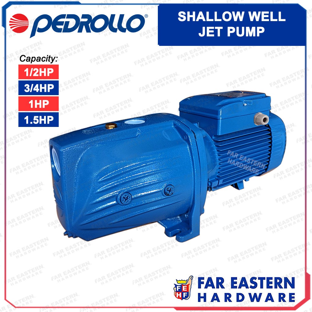 PEDROLLO Electric Shallow Well Water Motor Pump Jet Type | Shopee ...