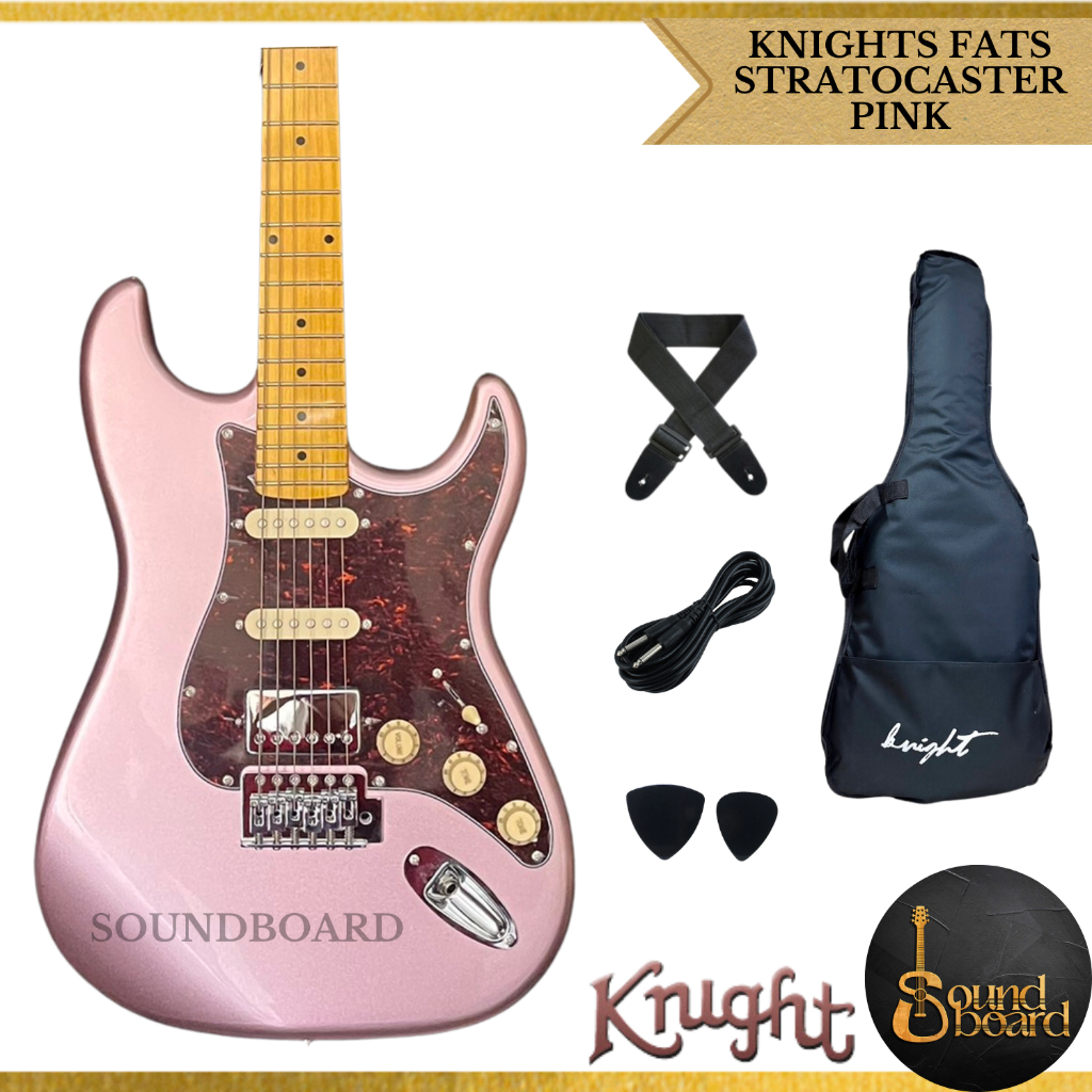 Knight Stratocaster Electric Guitar with Proper Setup | Shopee Philippines