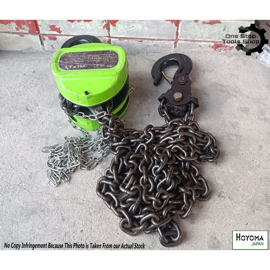 Original Hoyoma Japan 5 Tons & 3 Tons Chain Block | Shopee Philippines