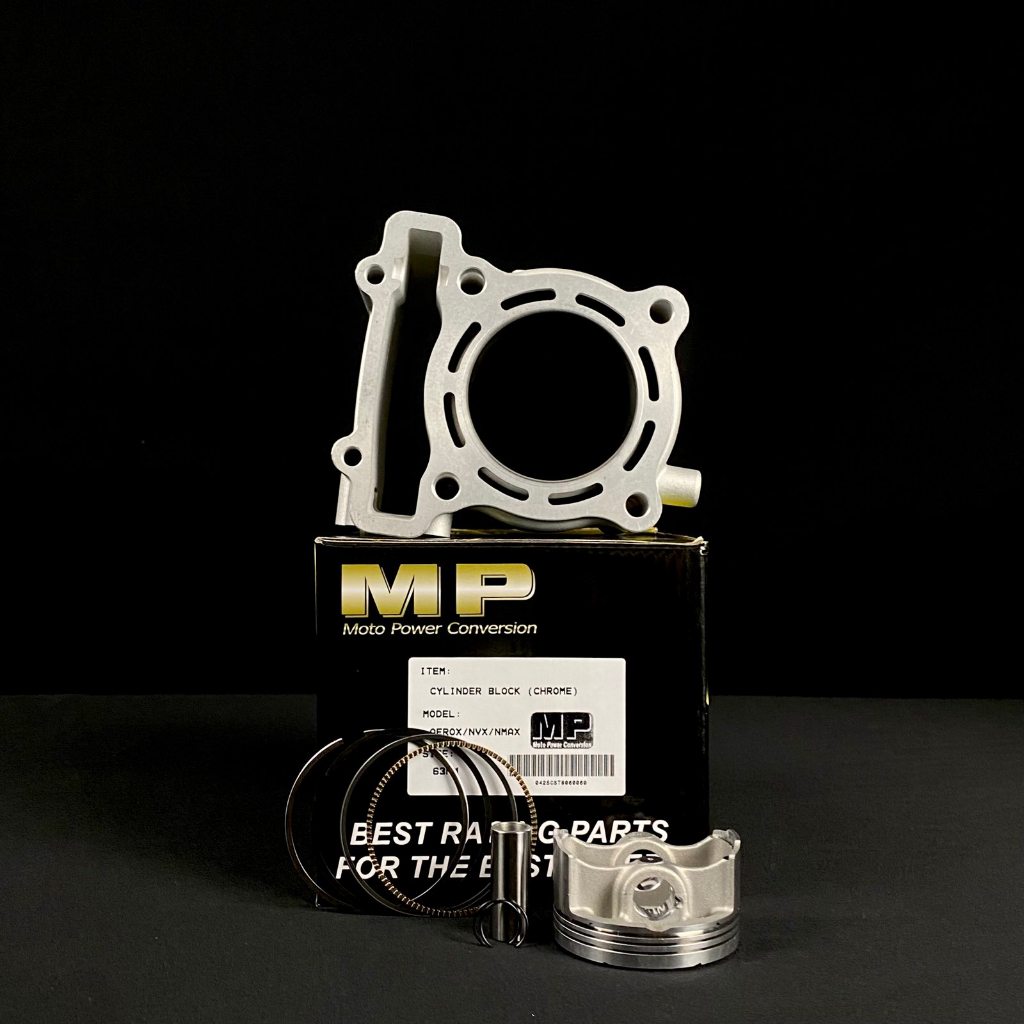 MP - CYLINDER BLOCK (CHROME) AEROX/NMAX/NVX 63MM AMD 65MM | Shopee ...