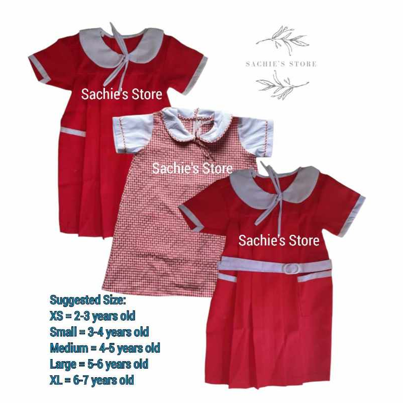 Daycare School Uniform for Girls (Kinder School Uniform) | Shopee ...