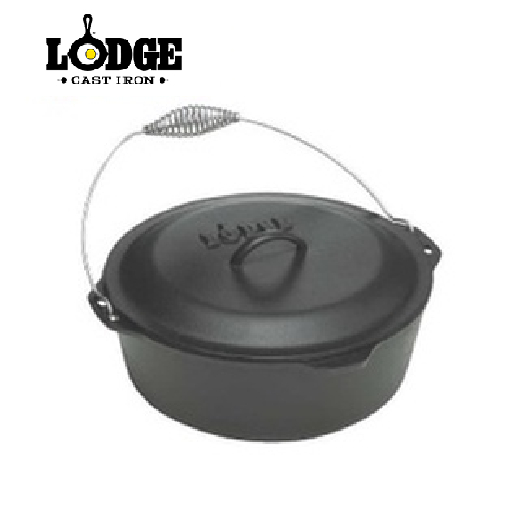 Lodge 7 Quart Seasoned Cast Iron Dutch Oven With Bail Handle | Shopee Philippines