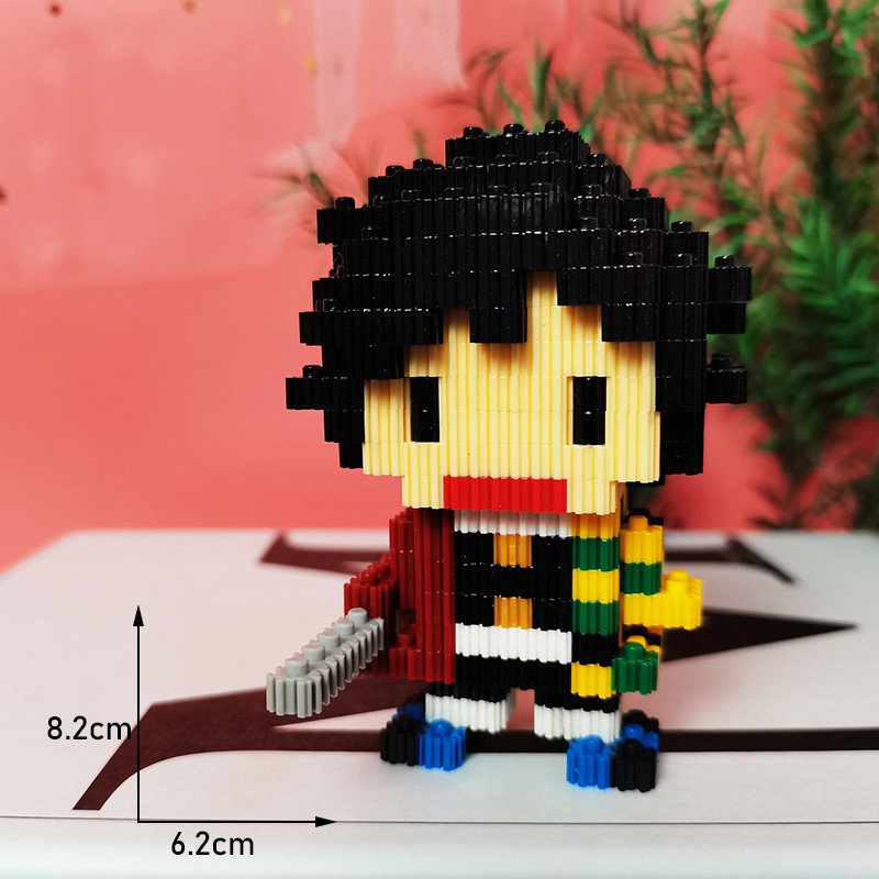 LBOYU Demon Slayer Building block Cartoon Anime Nezuko Tanjirou Zenitsu ...