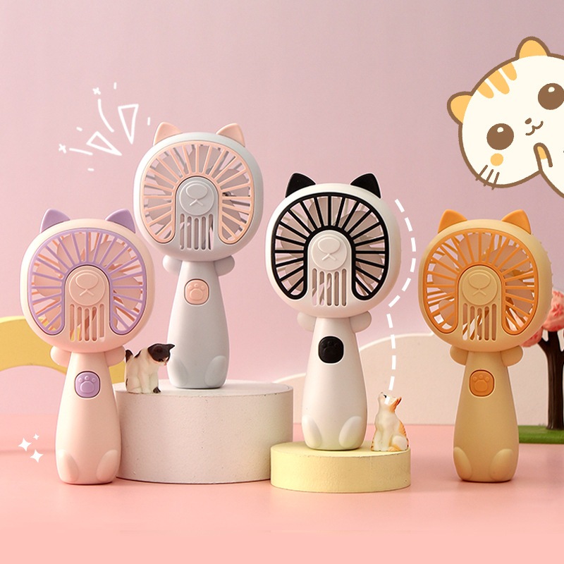 ZB119 Mini Rechargeable stand fan Portable Handheld Handy USB fan Cute ...