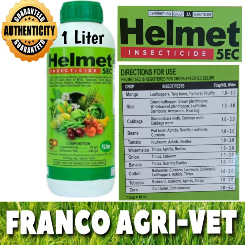 Helmet 5 EC Insecticide ( 1 Liter ) | Shopee Philippines