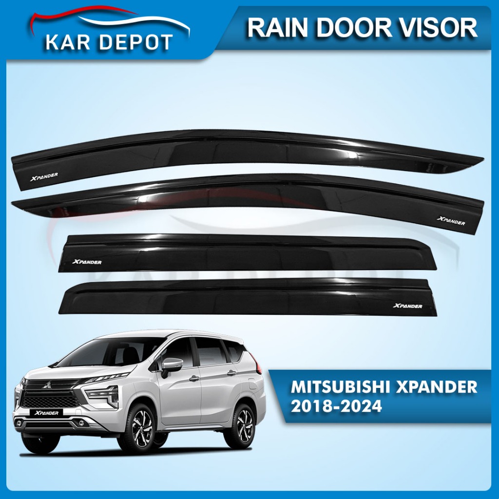 MITSUBISHI XPANDER 2018-2024 Black Rain/Sun Guard Window Visor | Shopee ...
