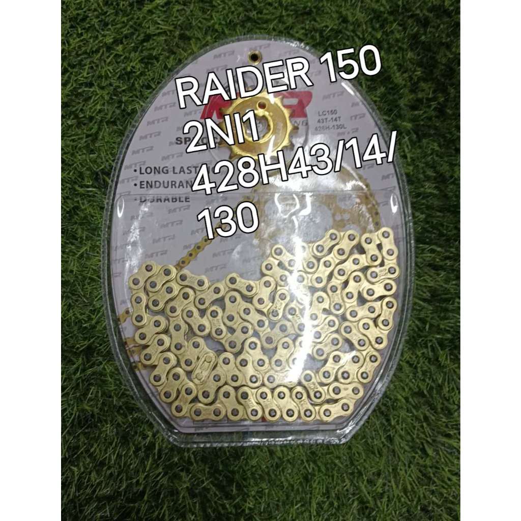 COD MTR CHAIN SET RAIDER 150 / RAIDER 150 FI | Shopee Philippines