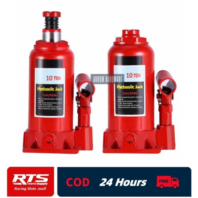 【COD】2/5/8/10 Tons Car Horizontal Jack Hydraulic Extra Heavy Duty ...