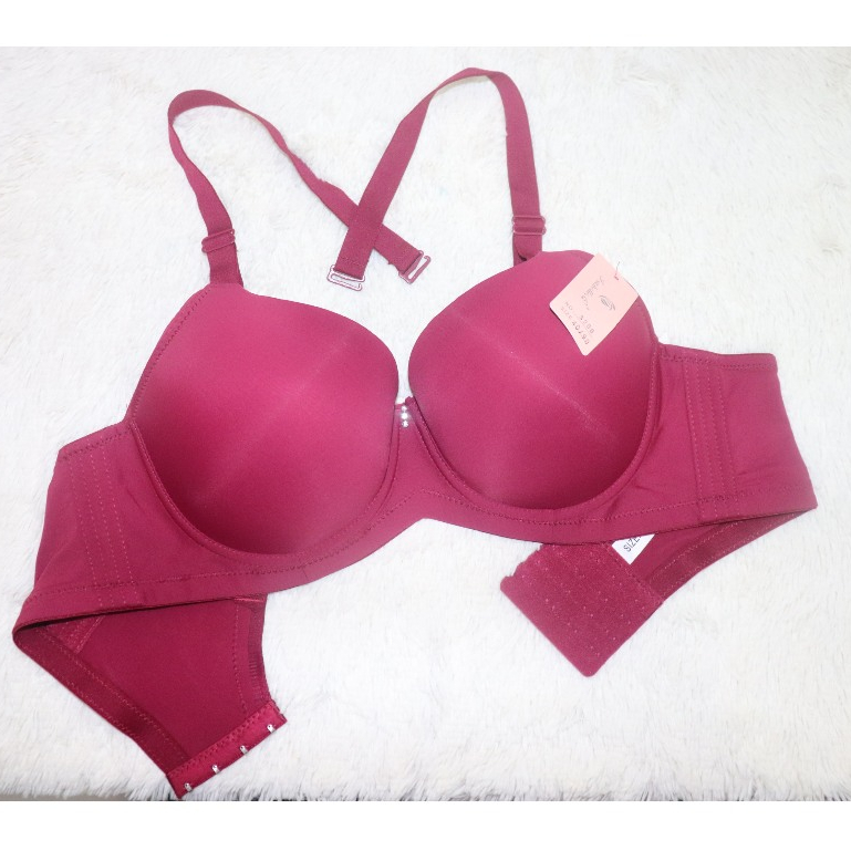 Isabelle.Q 3288 Plus Size Cup C/D Push up Full Coverage Plain with Wire ...