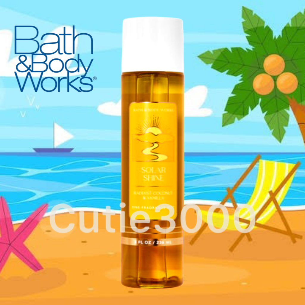 Solar Shine Fine Fragrance Mist 236ml Bath and Body Works BBW 2024 ...