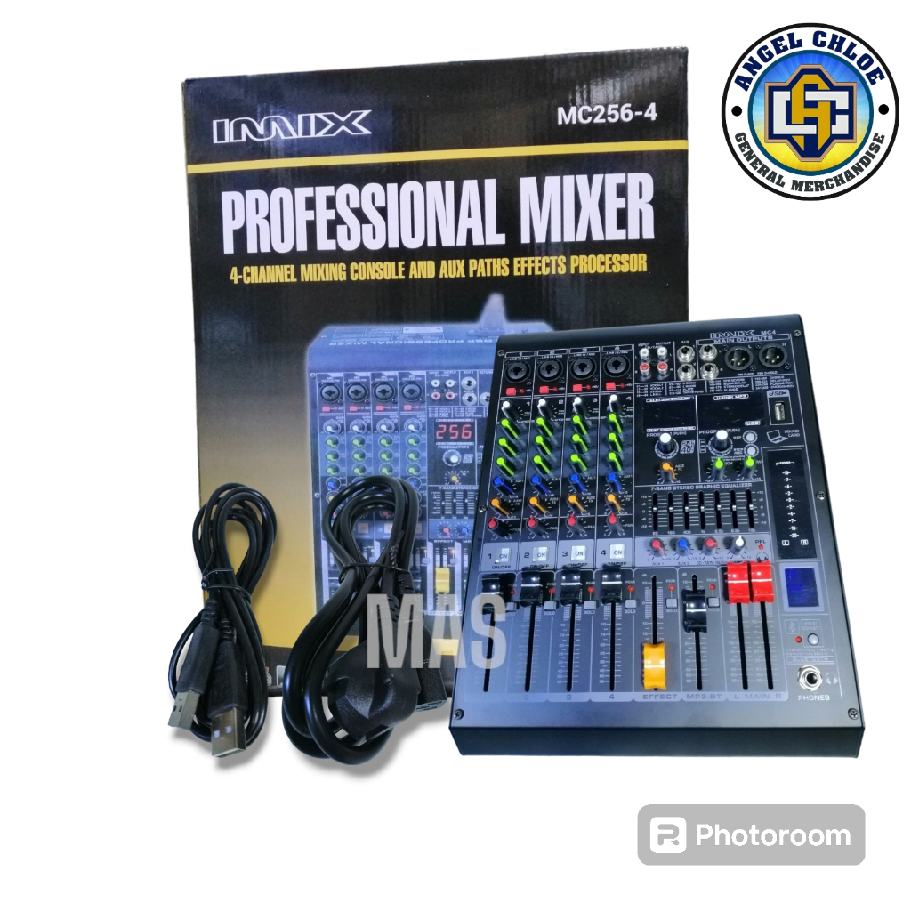 IMIX/TRIDENT MC4 PROFESSIONAL MIXER 4 PASSIVE CHANNEL | Shopee Philippines