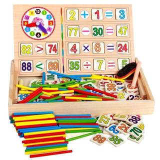 Wooden Toy Children Kids Counting Number Maths Learning Toy Educational ...
