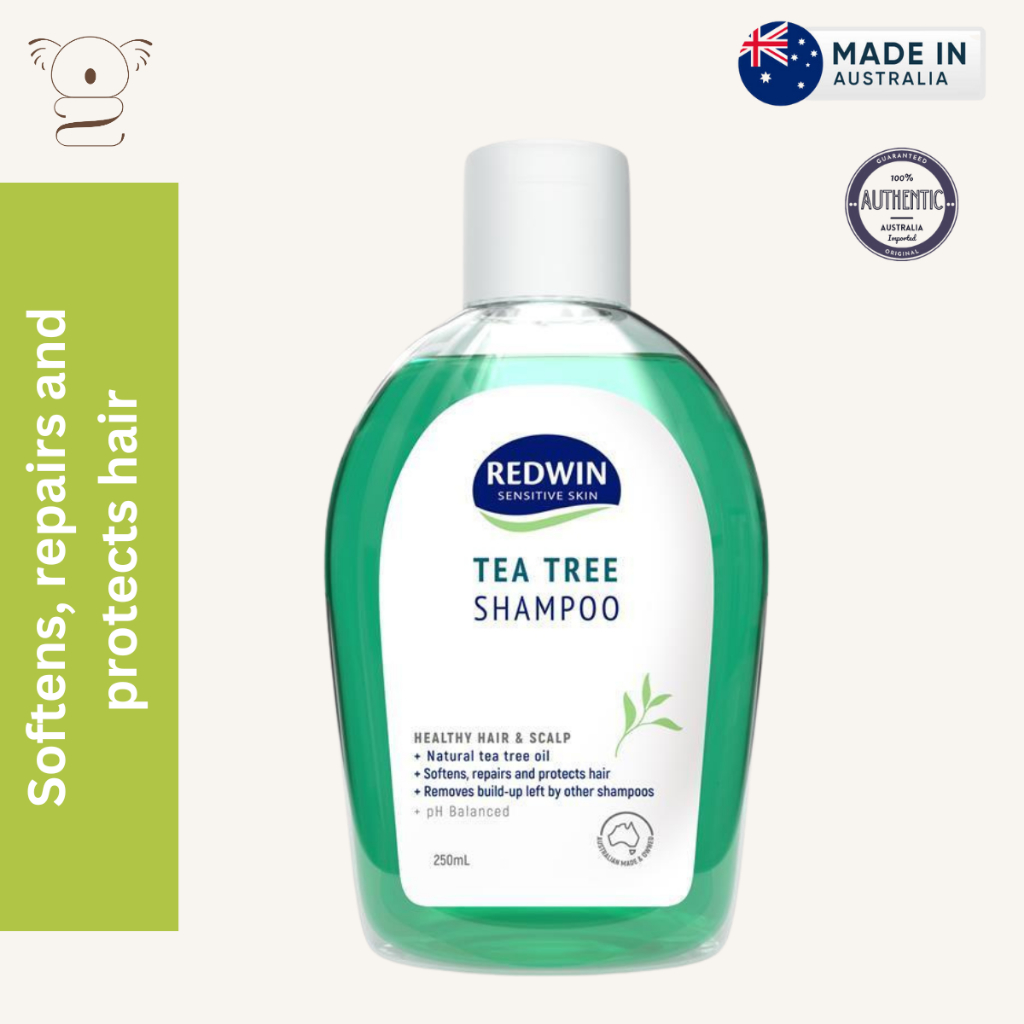 Redwin Tea Tree Shampoo 250ml Repair Protect Remove Build-up (Australia ...
