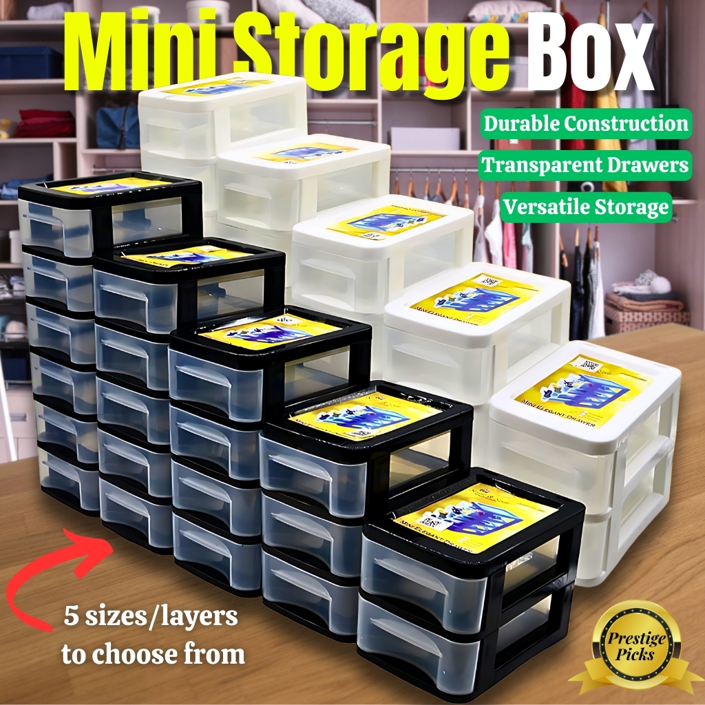 Mini Desktop Drawer Organizer Multilayer Storage Organizer Home Office ...