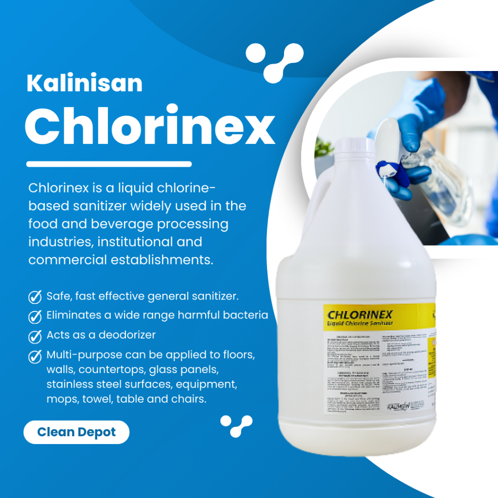Chlorinex Liquid Chlorine Sanitizer Disinfectant Solution Sodium ...