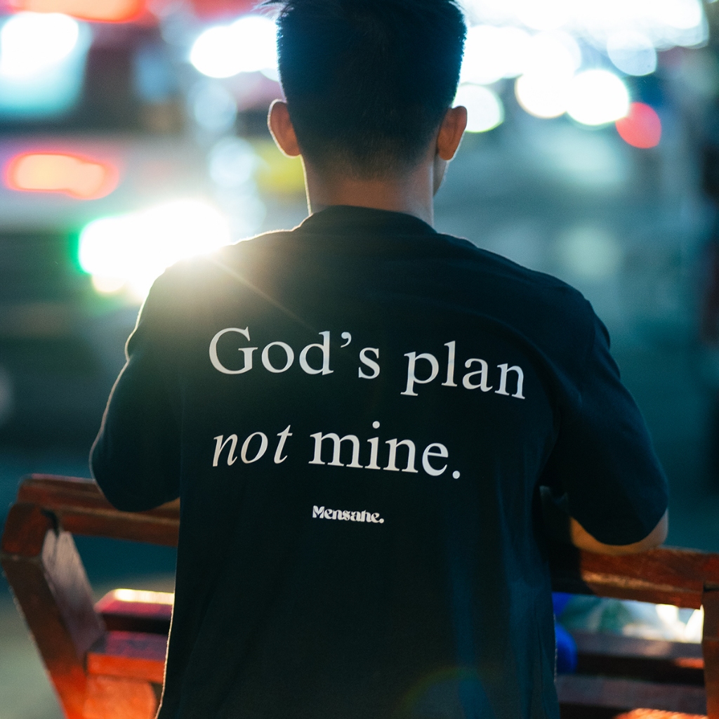 "God's plan not mine" God Qoutes Shirt for All Genders | Shopee Philippines