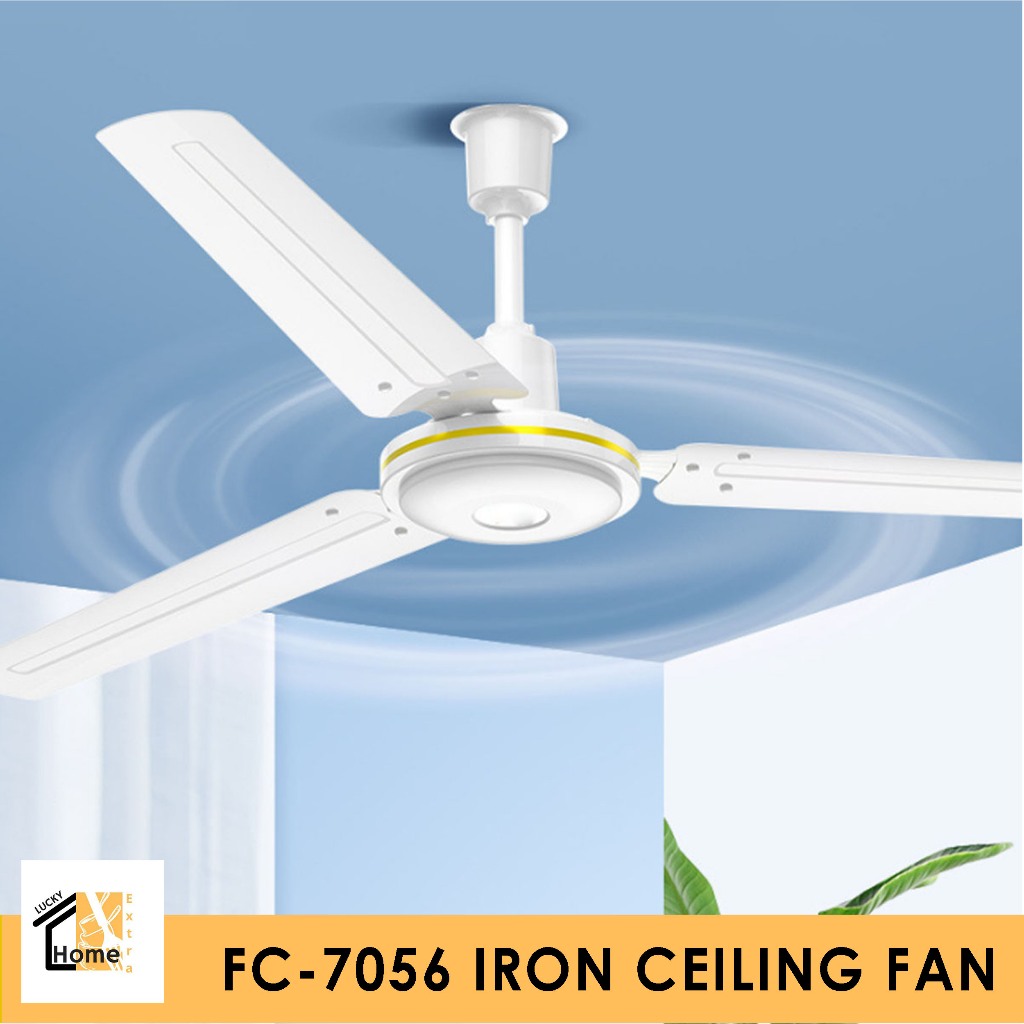 Lucky NEW!┃Ceiling Fan 1400mm Diameter Iron Material Three Blade ...