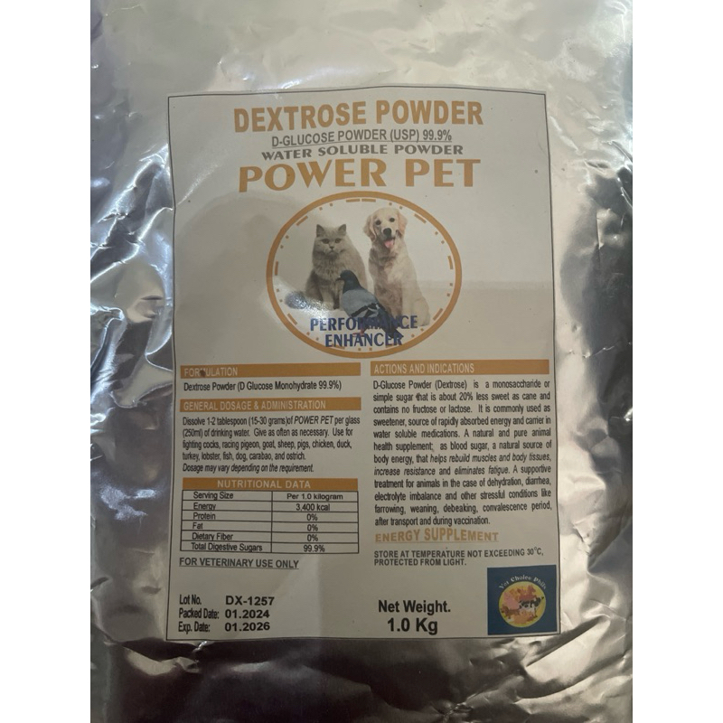 DETROSE POWDER 1kgs (Power Pet) | Shopee Philippines