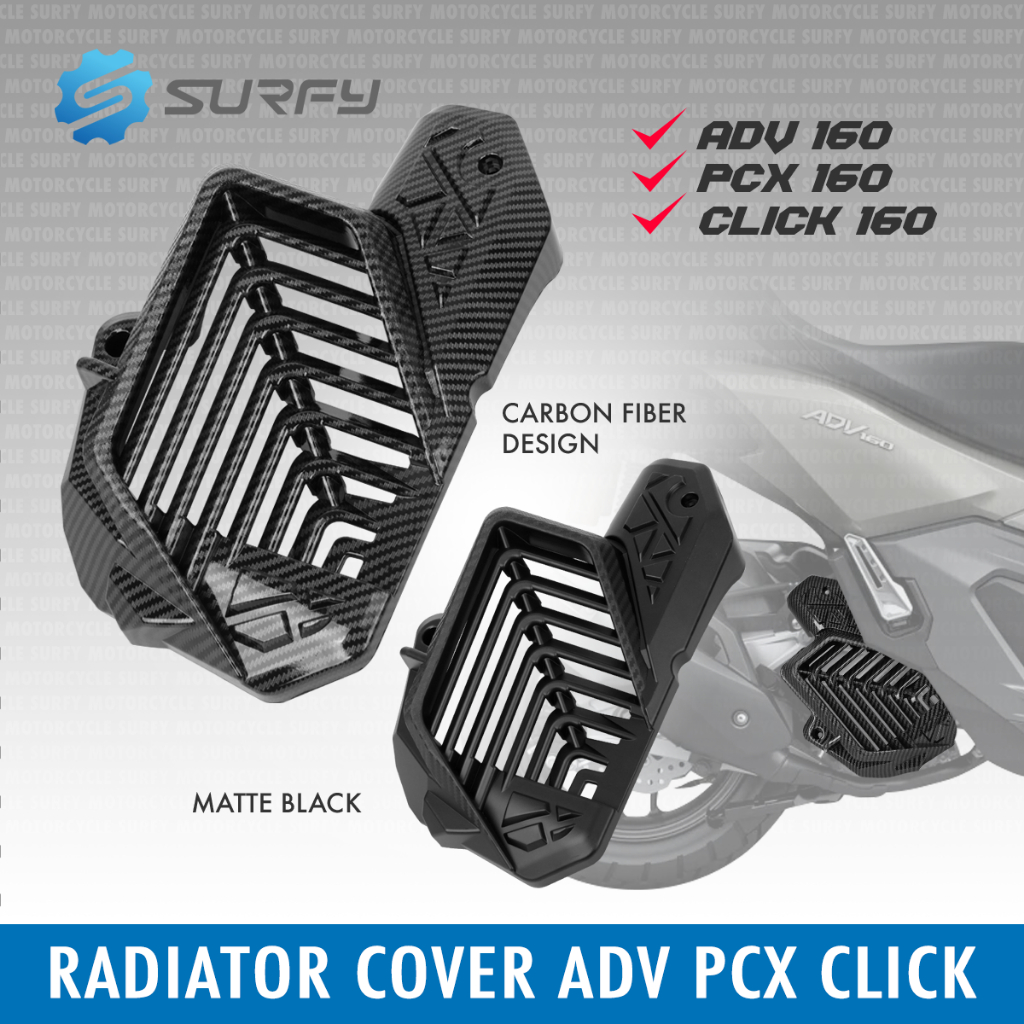 Honda ADV 160 Click 160 PCX 160 Radiator Cover Carbon Fiber From ...